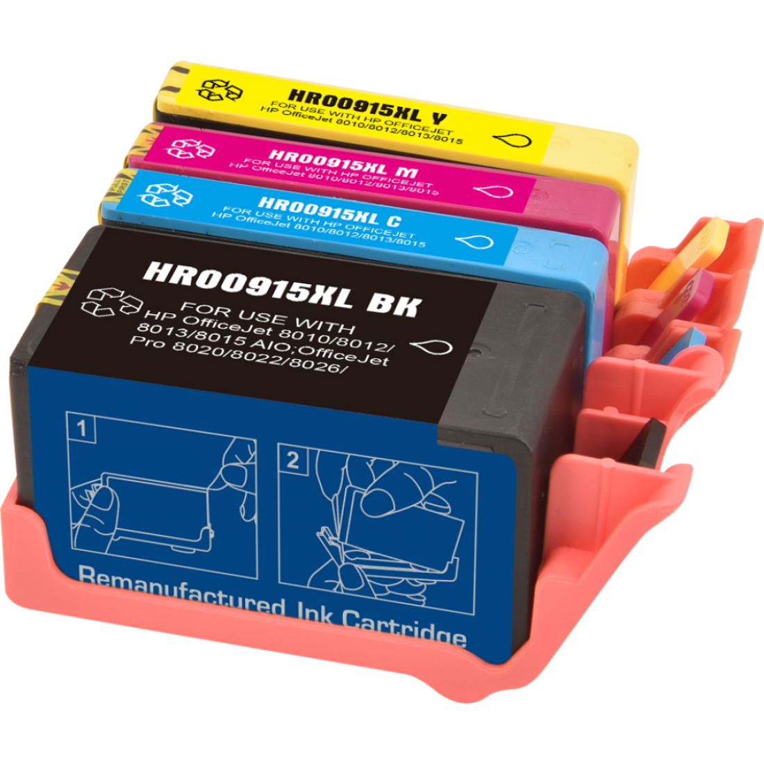 Compatible HP 915XL Black Ink Cartridge - 3YM22AA High Yield